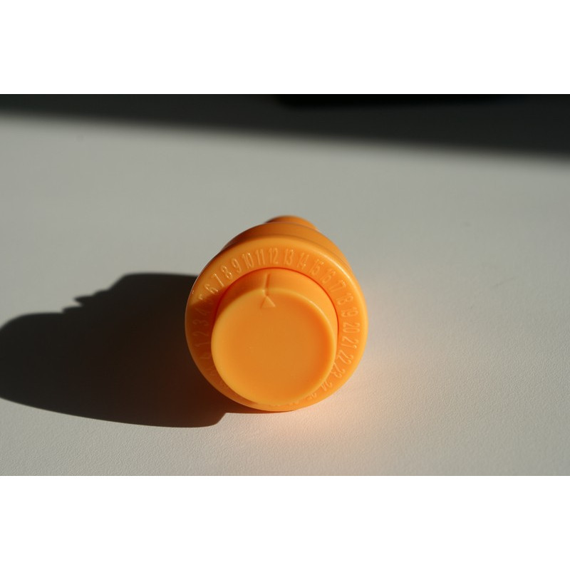Mini bouchon vide d'air orange