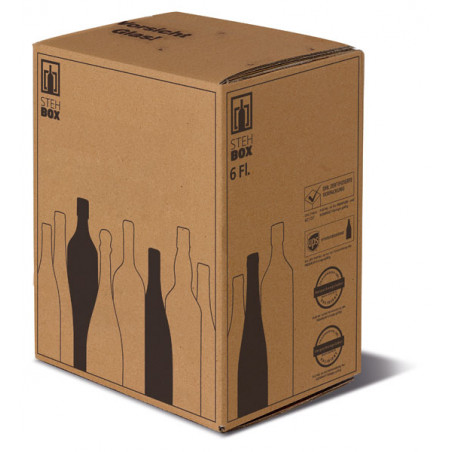 Carton expédition 6 bouteilles 75cl agréé UPS + calage
